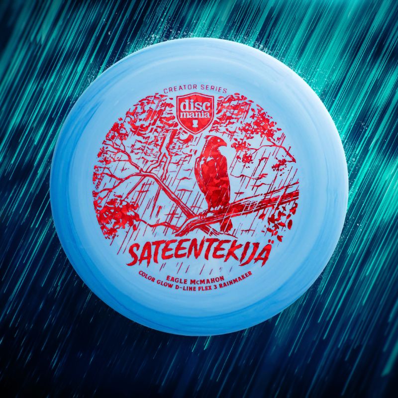 Discmania Color Glow D-Line Flex 3 Rainmaker Putt and Approach Disc ...
