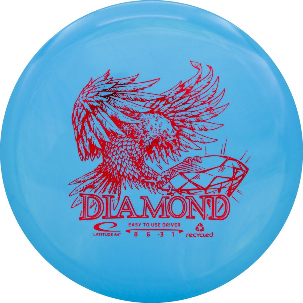 Latitude 64 Recycled Diamond Fairway Driver Disc Golf Disc — Skybreed Discs