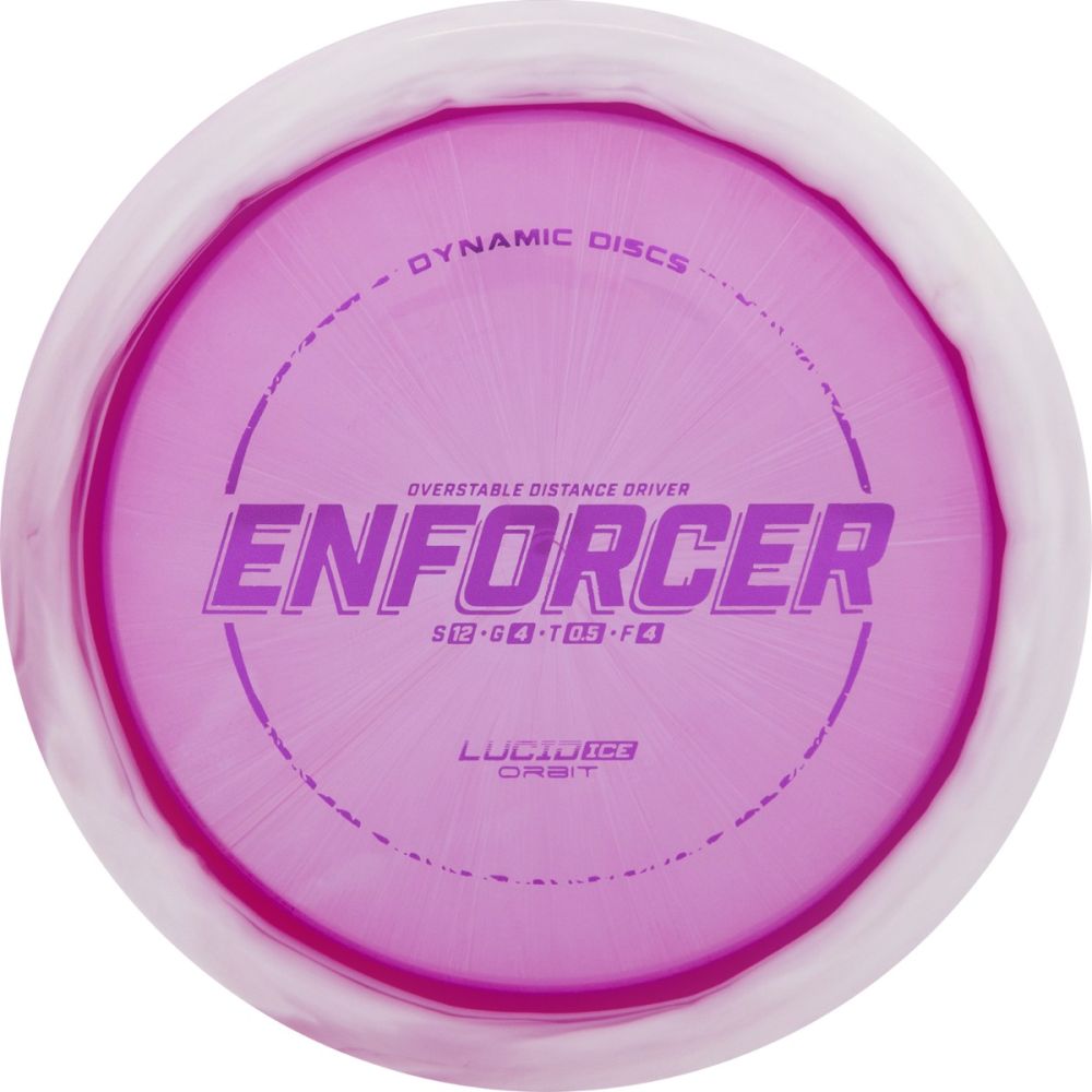 Dynamic Discs Lucid Ice Orbit Enforcer Distance Driver Disc Golf Disc ...
