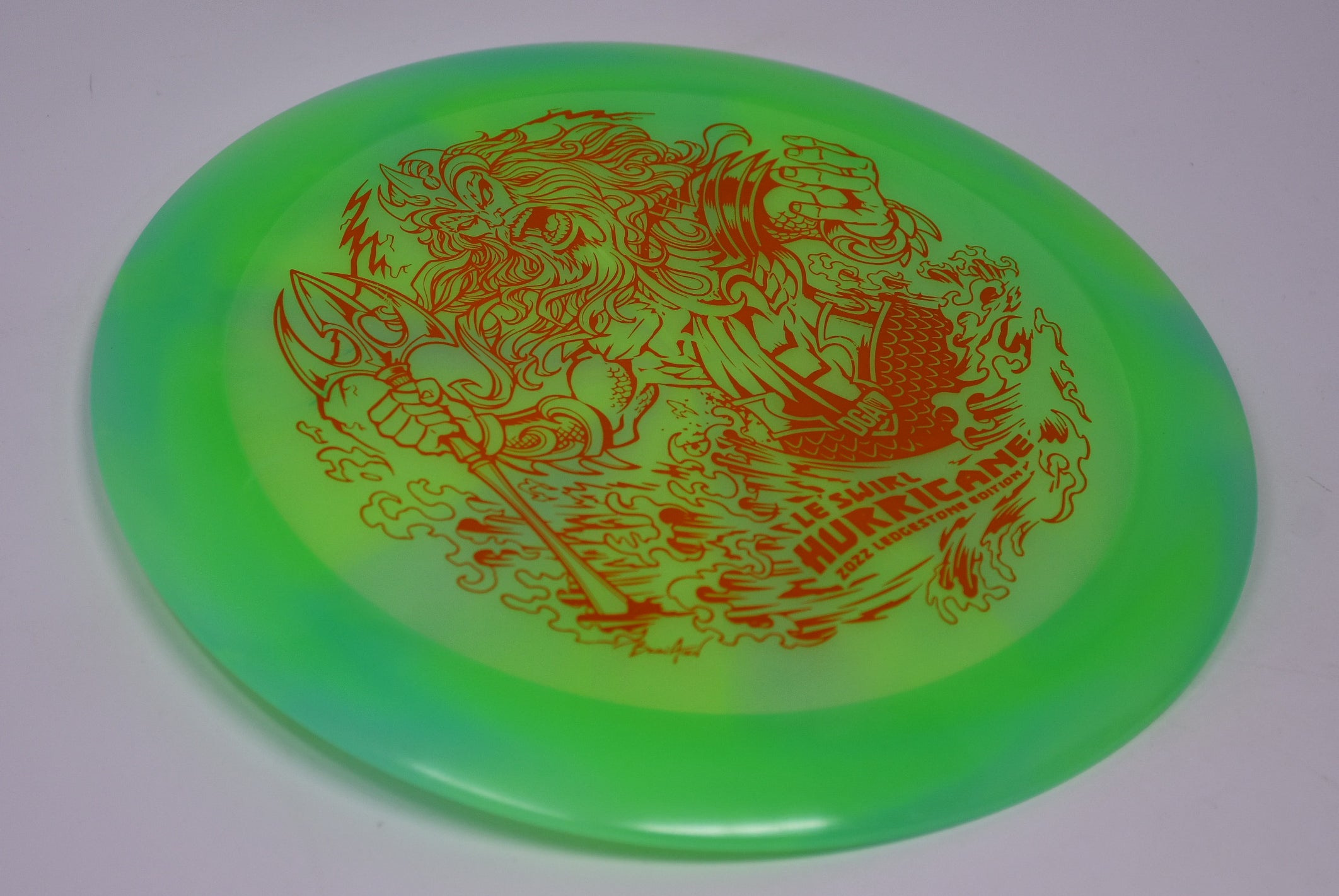 DGA Limited Edition Swirl Hurricane Distance Driver Disc Golf Disc ...